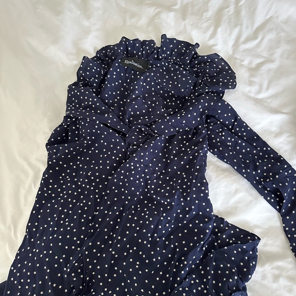 Realisation Par | Dresses | Ralisation Par Alexandra Navy Blue Wrap ...